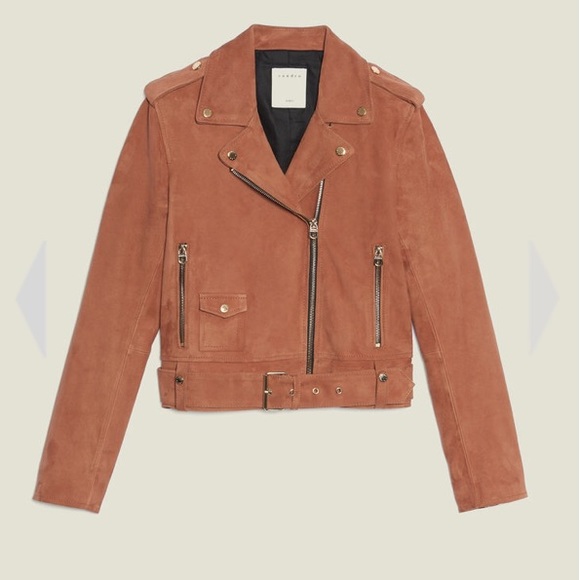 Sandro | Jackets & Coats | Sandro Suede Perfecto Jacket Nwt | Poshmark